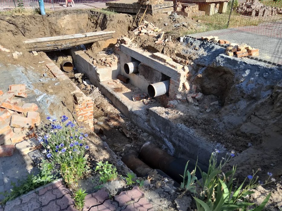 В Мелитополе проходит масштабный ремонт теплотрассы